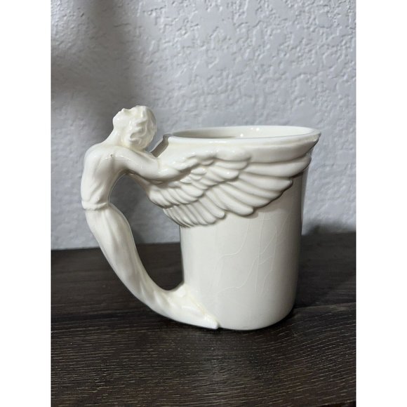 Mcconnell | Kitchen | Vintage Mcconnell Pottery Mug Winged Lady Angel ...